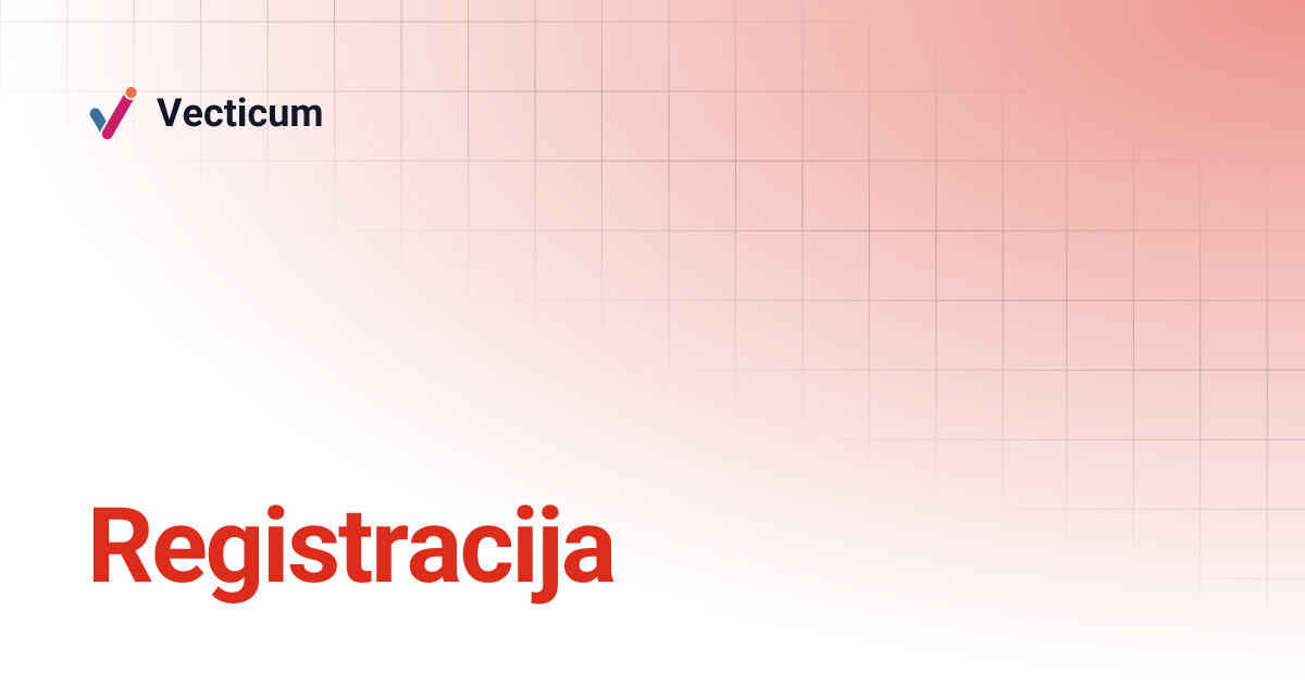 Registracija | Vecticum